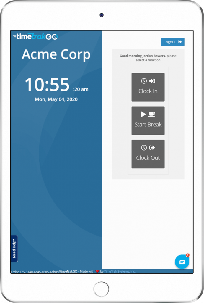 Web-Based Employee Time Clock Software | TimeTrakGO