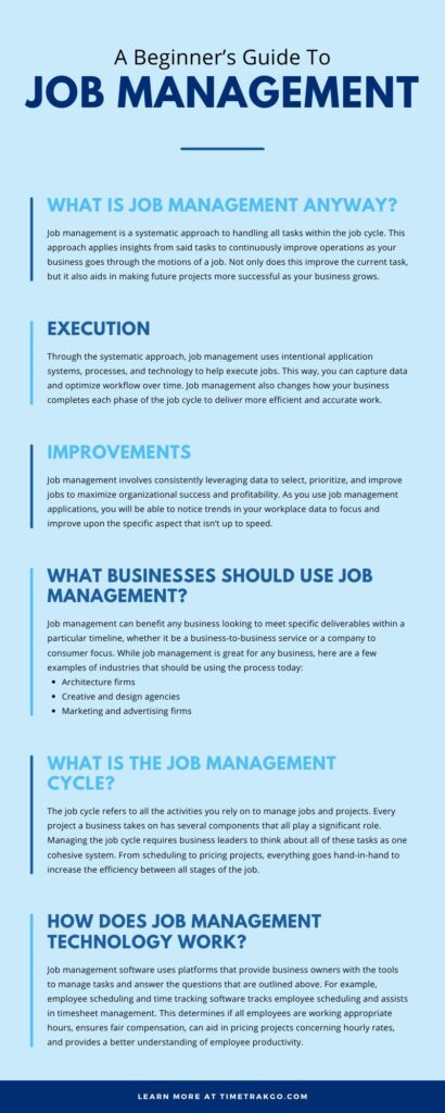 Job Management for Beginners | TimeTrakGO