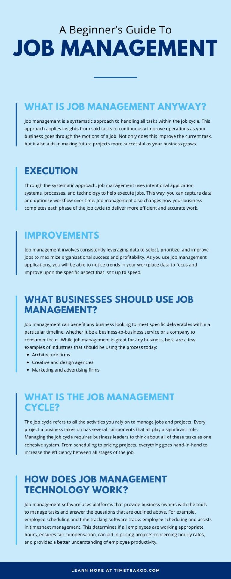 Job Management for Beginners | TimeTrakGO